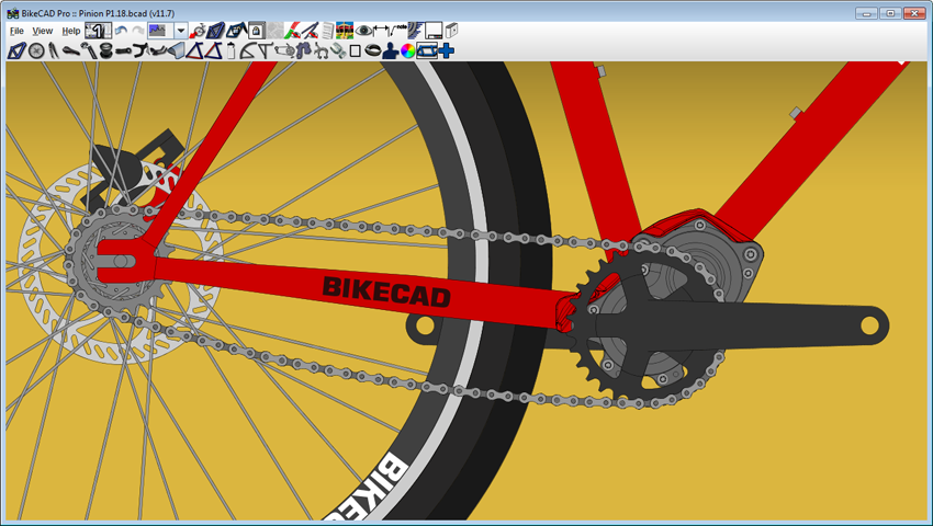 Pinion gearbox | www.bikecad.ca